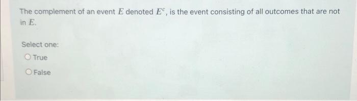 Solved The union of two events E and F, denoted EU F, is the | Chegg.com