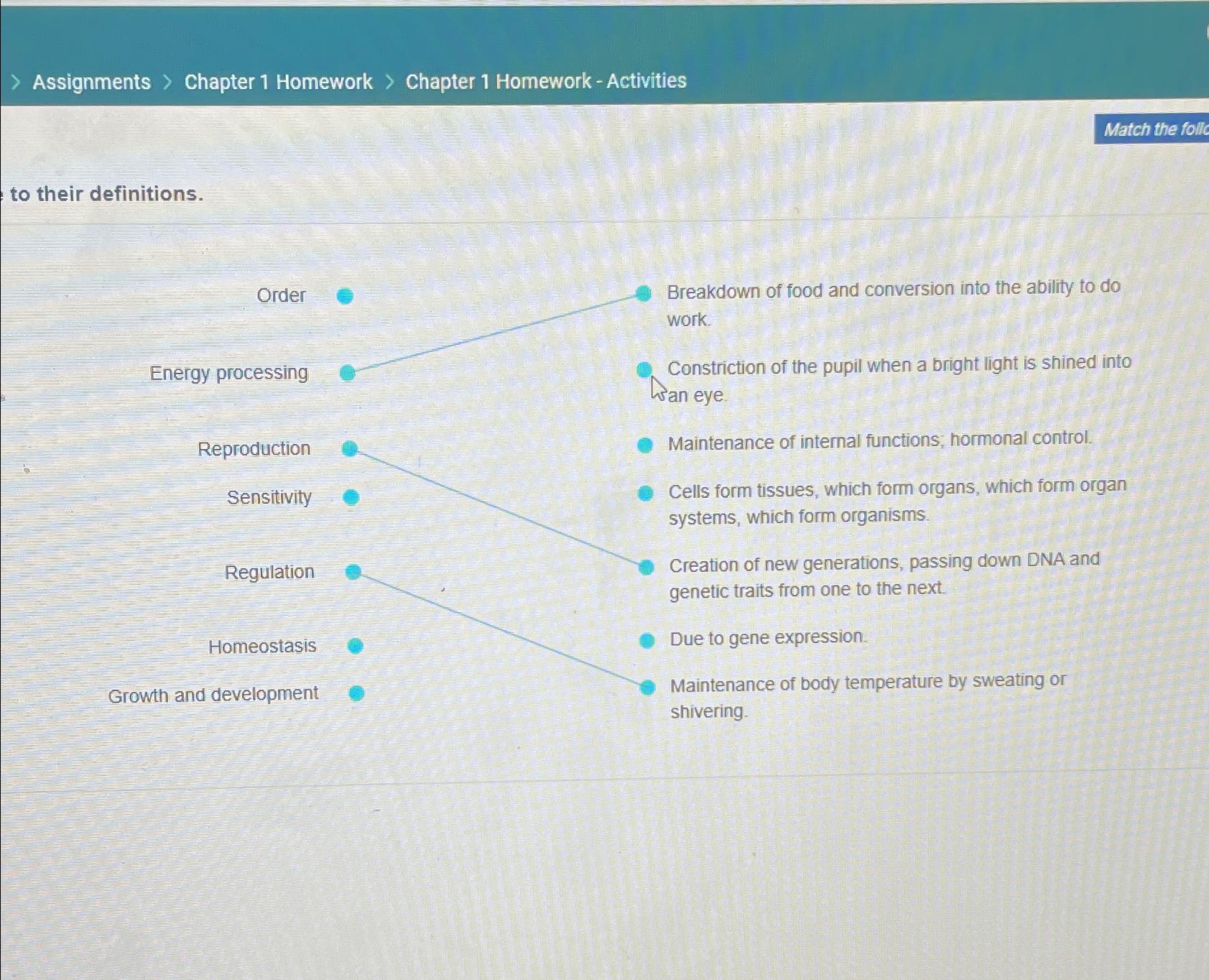 Solved AssignmentsChapter 1 ﻿HomeworkChapter 1 ﻿Homework - | Chegg.com