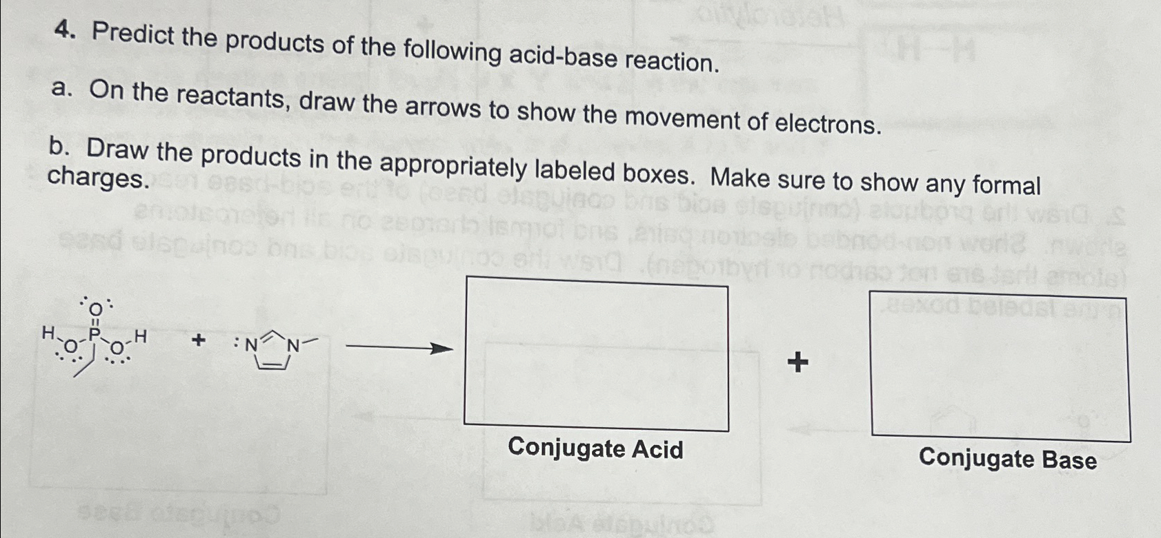 Solved Predict the products of the following acid-base | Chegg.com