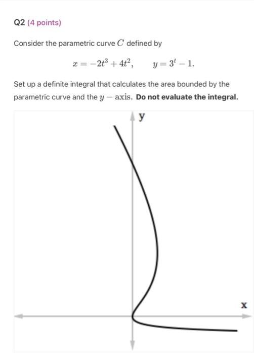 Solved Consider the parametric curve C defined by | Chegg.com