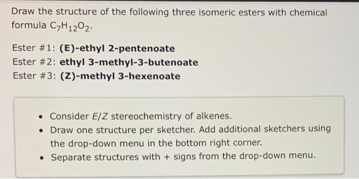 Solved Draw the structure of the following three isomeric | Chegg.com
