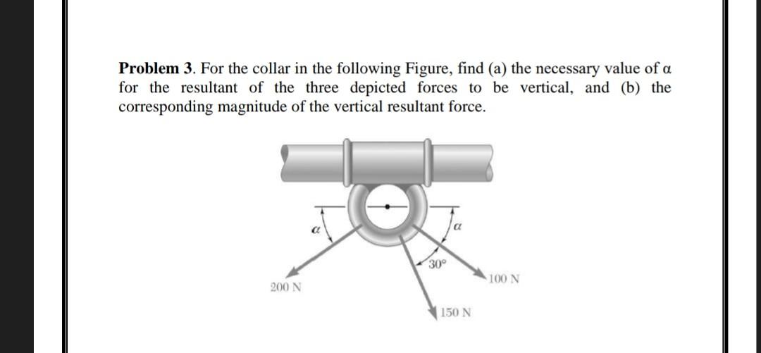 Solved Problem 3. For the collar in the following Figure, | Chegg.com