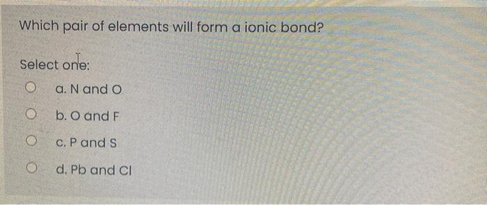 Solved Which of the following occurs in a covalent bond? | Chegg.com