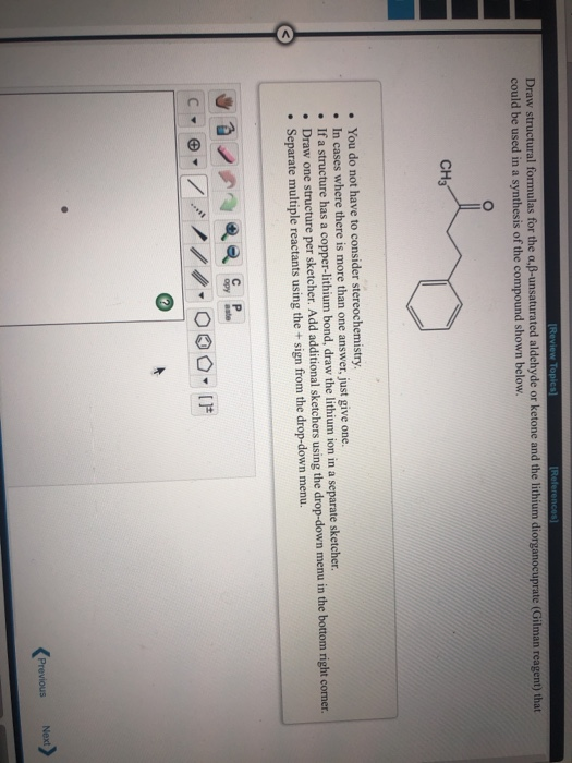 Solved [Review Topics References Draw a structural formula | Chegg.com