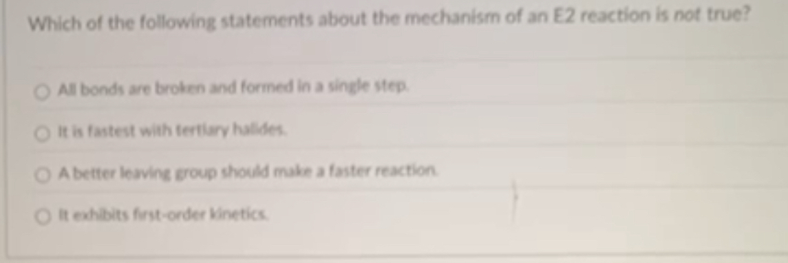 Solved Which of the following statements about the mechanism | Chegg.com