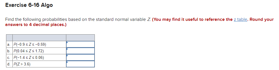 Solved Help solve pleaseExercise 6-16 ﻿AlgoFind the | Chegg.com