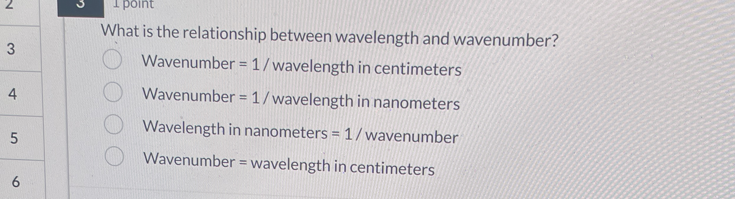 Solved What is the relationship between wavelength and | Chegg.com