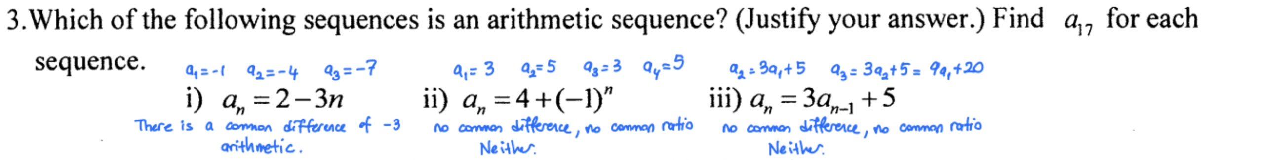 Solved an+1=3an+5 ﻿what is the value of a17 ? | Chegg.com