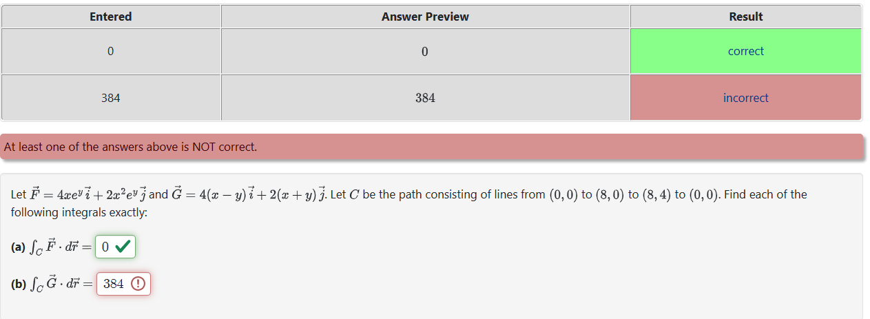 Solved Let vec(F)=4xeyvec(i)+2x2eyvec(j) ﻿and | Chegg.com