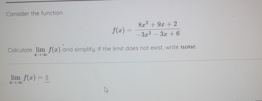 Solved Consider the functionf(x)=8x2+9x+2-3x2-3x+6Calculate | Chegg.com Solved Consider the functionf(x)=8x2+9x+2-3x2-3x+6Calculate | Chegg.com