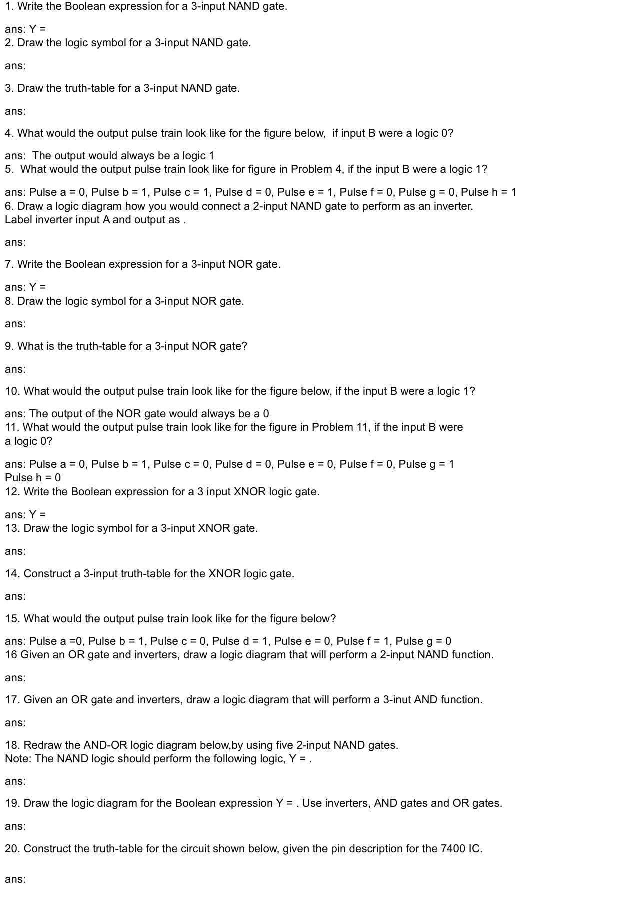 Solved Write the Boolean expression for a 3-input NAND | Chegg.com