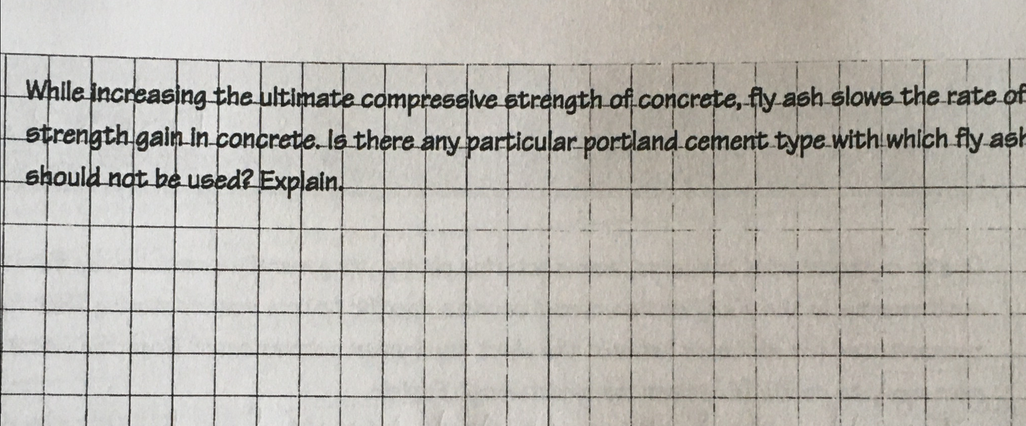 Solved While increasing the ultimate compressive strength of | Chegg.com