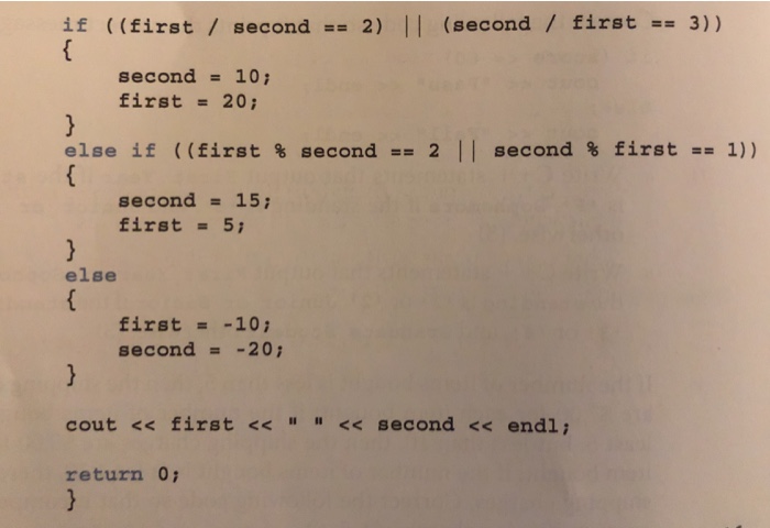 Solved 18 A What Is The Output Of The Program In Exercise 8814