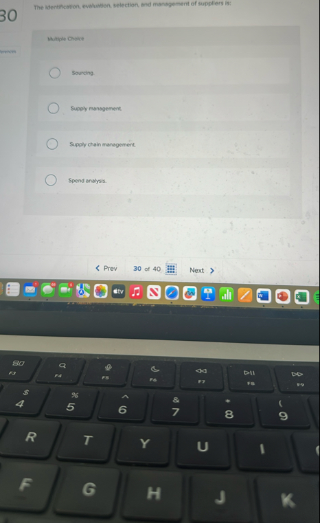Solved The identification, evaluation, selection, and | Chegg.com
