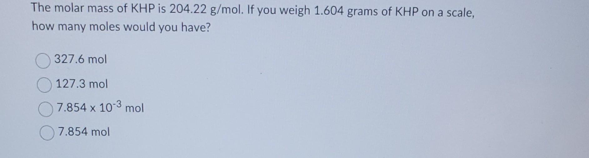 Solved You are in charge of making a 0.10M solution of | Chegg.com