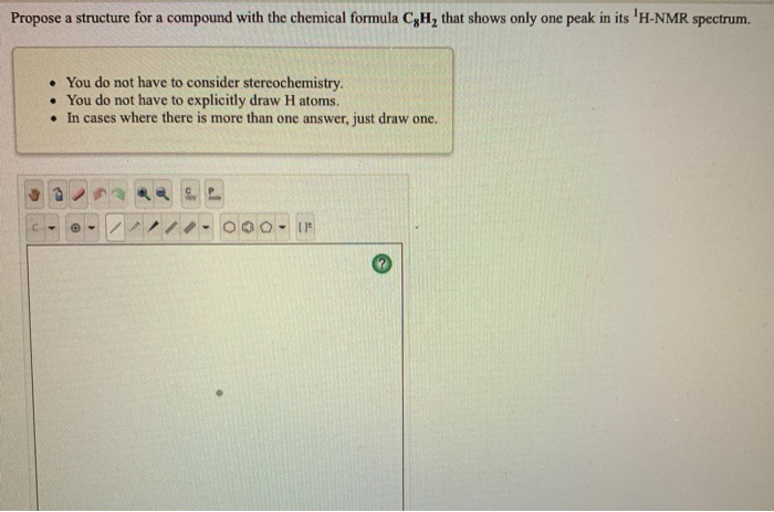 Solved Propose a structure for a compound with the chemical | Chegg.com