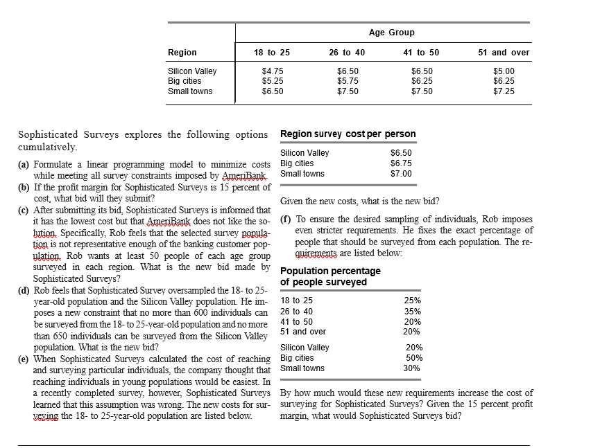 Solved Sophisticated Surveys explores the following options | Chegg.com