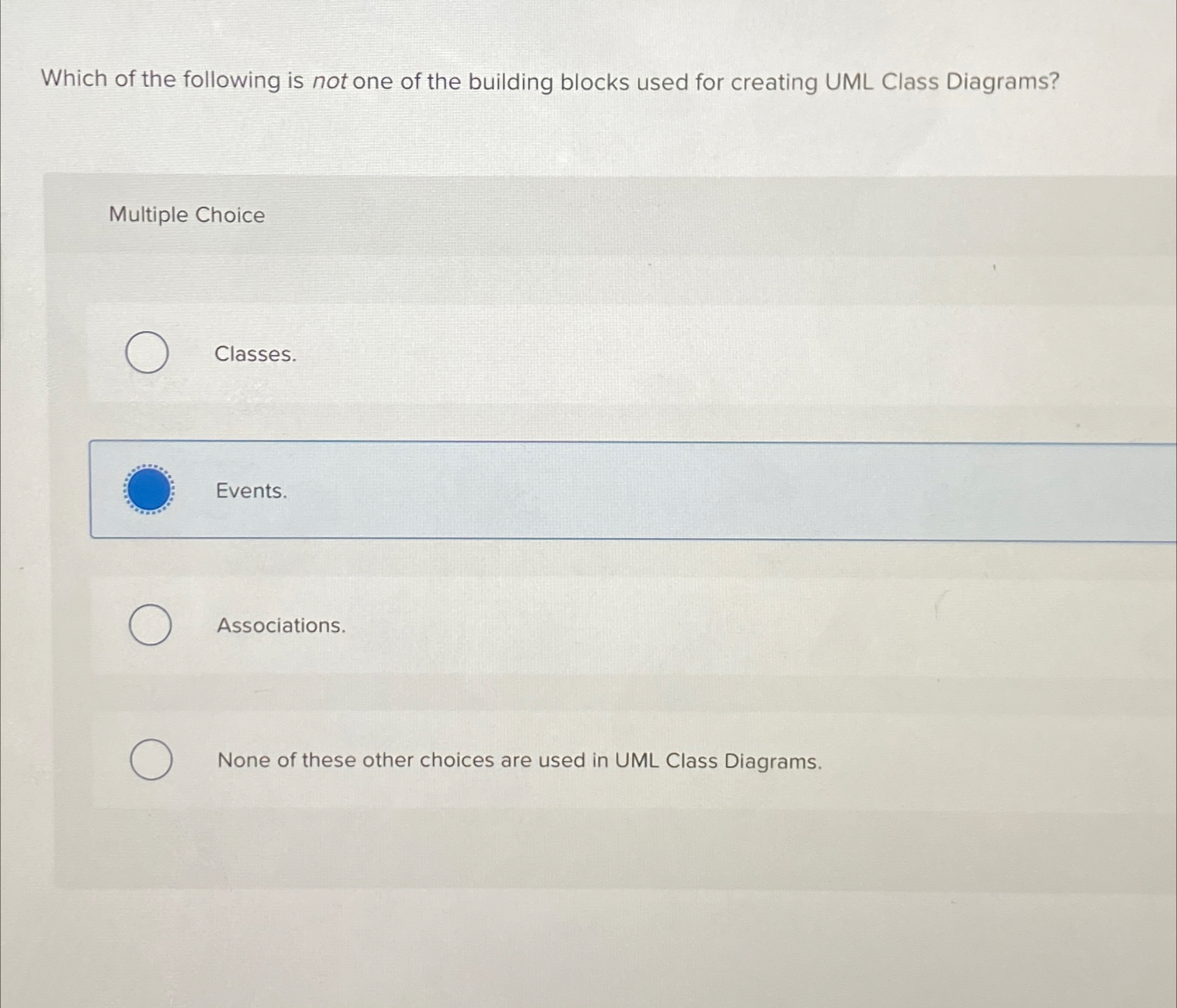 Solved Which of the following is not one of the building | Chegg.com