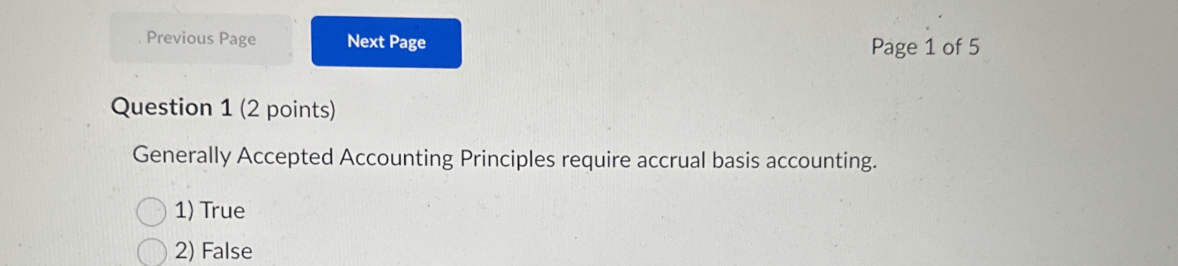 Solved Question 1 (2 points)Generally Accepted Accounting | Chegg.com Solved Question 1 (2 points)Generally Accepted Accounting | Chegg.com