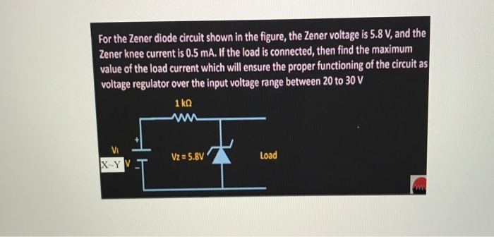 Solved The zener diode shown in Fig. 4 has VZ = 18 V. The | Chegg.com