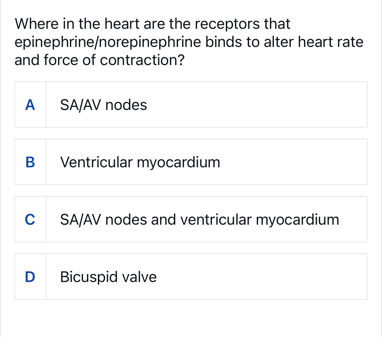 High Quality SOLUTION Where in the heart are the receptors that | Chegg.com