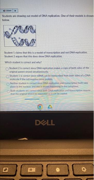 Solved During transcription, a DNA strand has the bases | Chegg.com