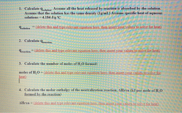 Solved Data Table for Part B: Determining the Enthalpy of an | Chegg.com