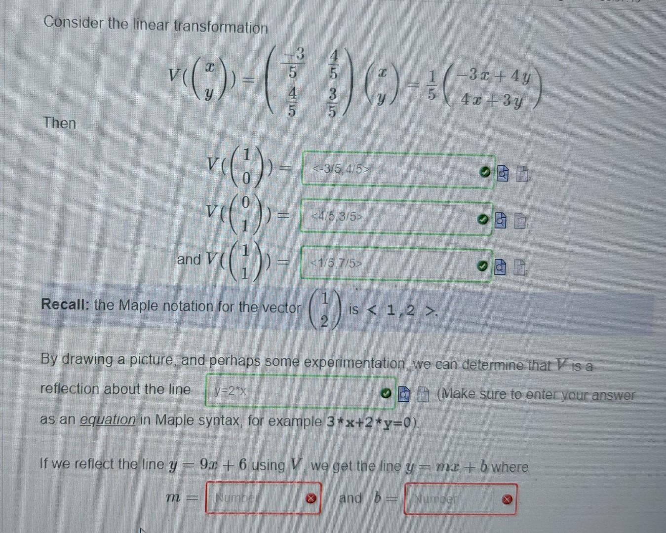 Solved Consider the linear transformation | Chegg.com