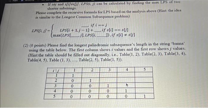 Solved 3. Given a strings, find the length of the longest | Chegg.com