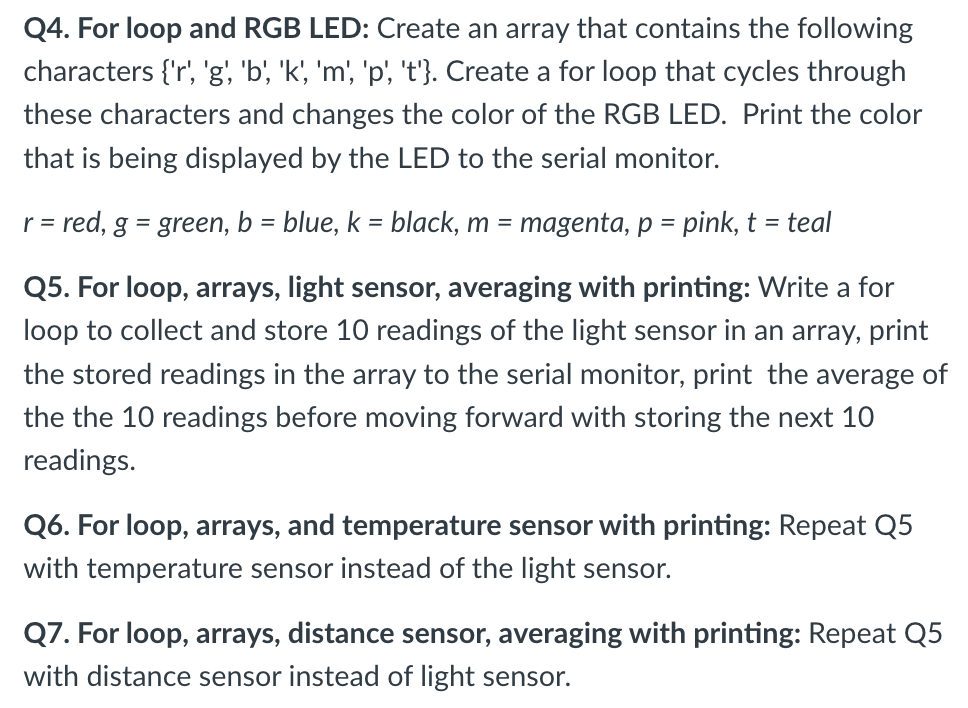 Solved Need codes for problems 4,5,6 ﻿and 7 ﻿please. Q4. | Chegg.com