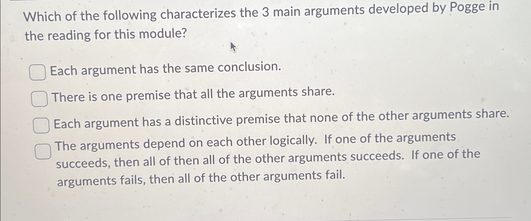 Solved Which of the following characterizes the 3 ﻿main | Chegg.com