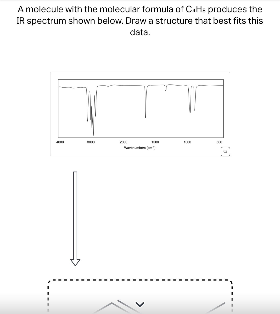 A molecule with the molecular formula of C4H8 | Chegg.com