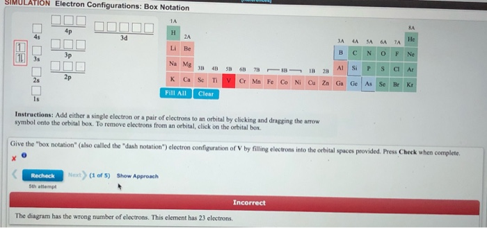 Solved SIMULATION Electron Configurations: Box Notation 4p | Chegg.com