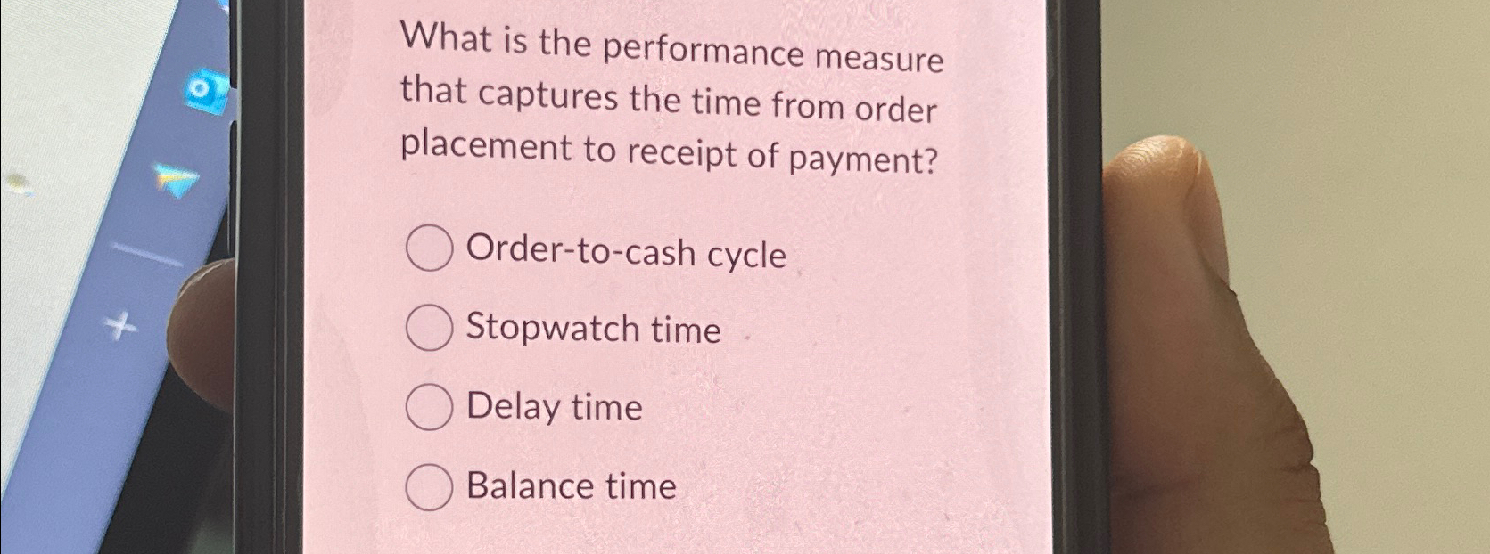 Solved What is the performance measure that captures the | Chegg.com
