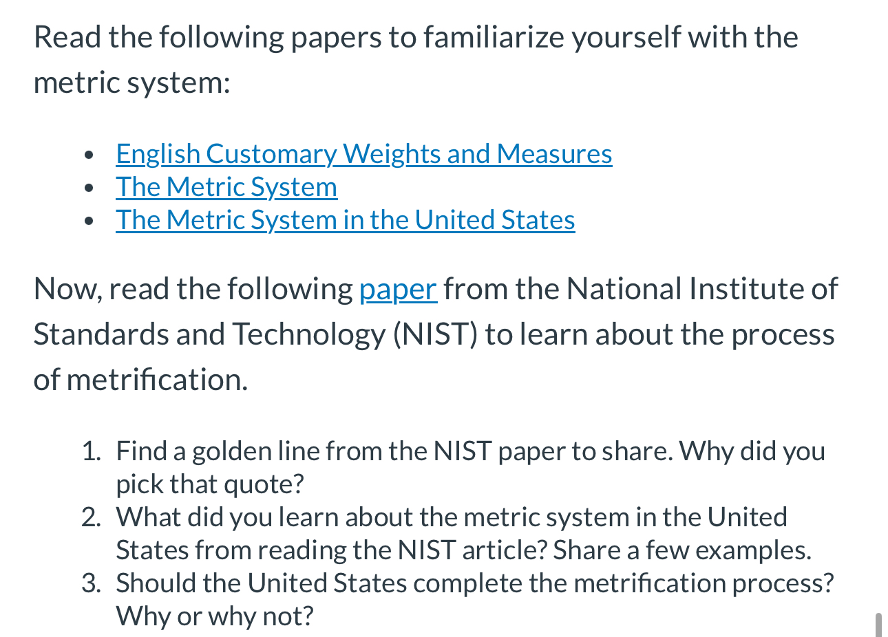 Solved Read the following papers to familiarize yourself | Chegg.com