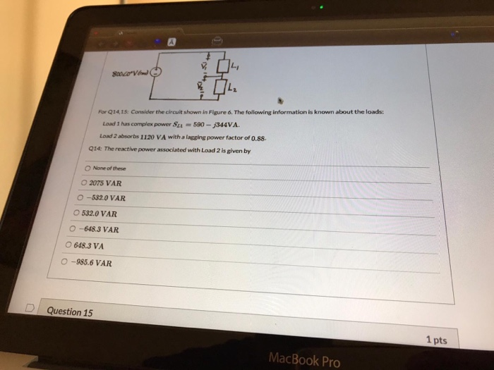 Solved Bascov For Q14,15: Consider the circuit shown in | Chegg.com