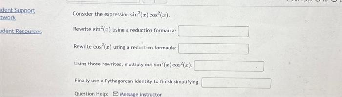 Solved dent Support twork ident Resources Consider the | Chegg.com