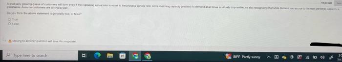 Solved We know that variability in arrivals/service rates | Chegg.com