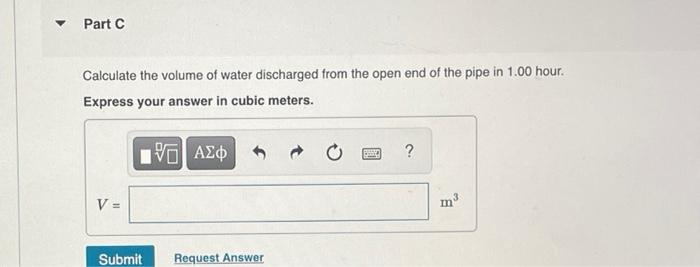 Solved Water is flowing in a pipe with a varying cross- | Chegg.com