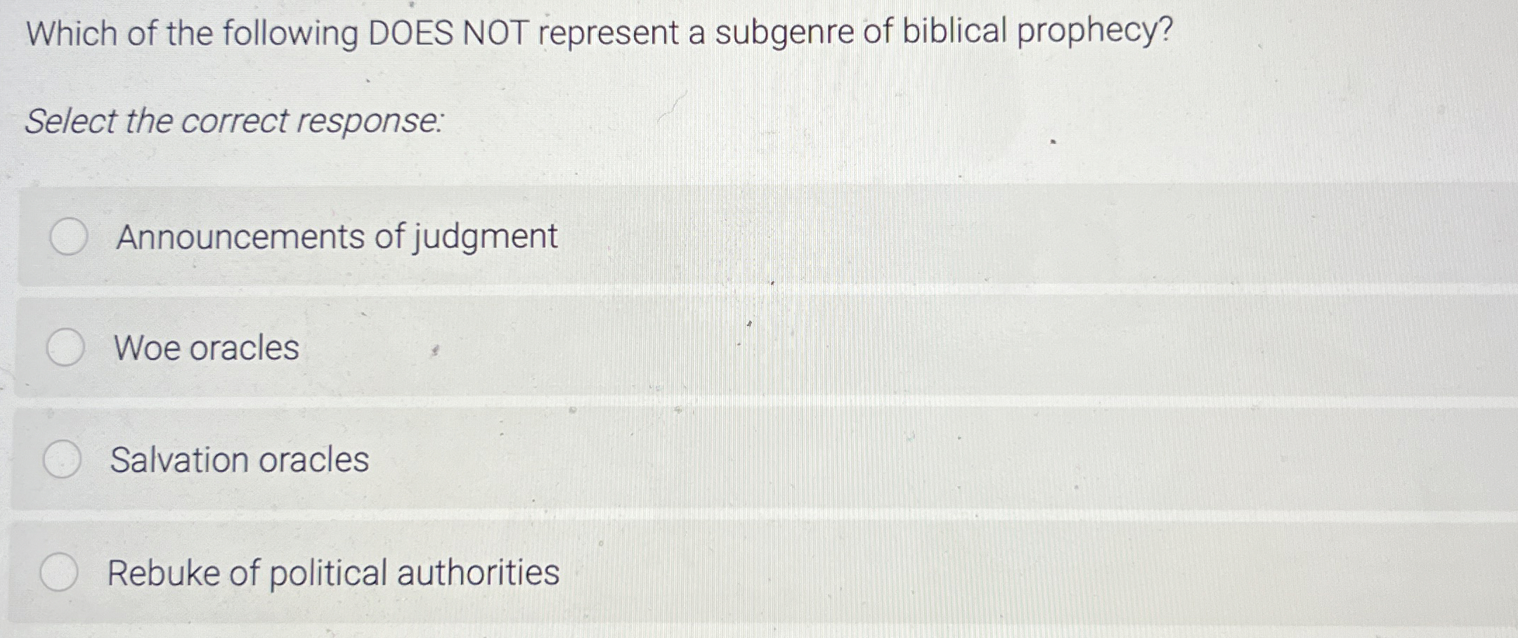 Solved Which of the following DOES NOT represent a subgenre | Chegg.com