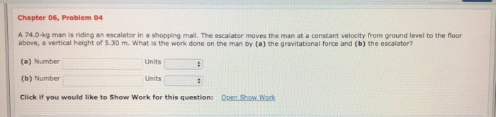 Solved PRINTER VERSION BACK NEXT RCES Chapter 06, Problem 03 | Chegg.com