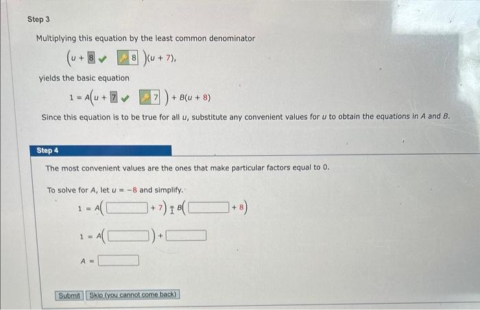 Solved I dont need final answer I need what goes inside the | Chegg.com