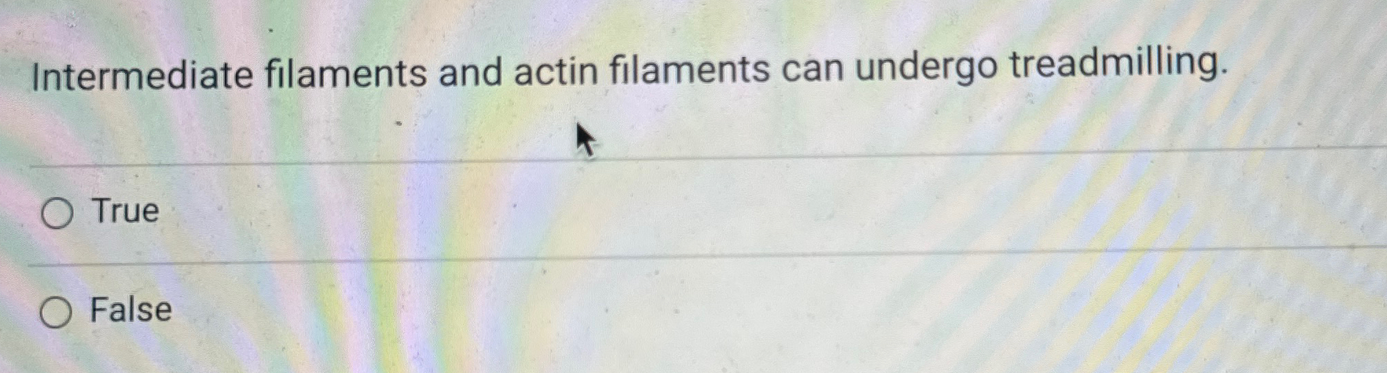 Solved Intermediate filaments and actin filaments can | Chegg.com