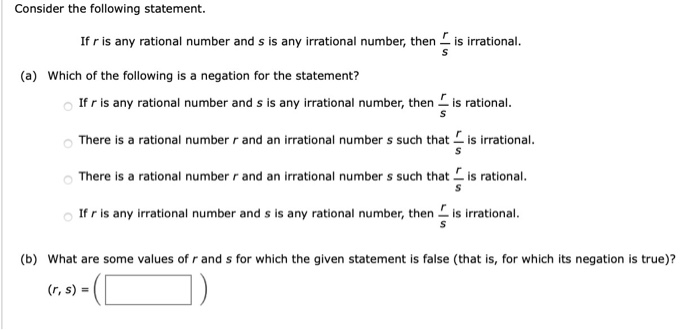 Solved Consider the following statement. 3V2 - 7 is | Chegg.com