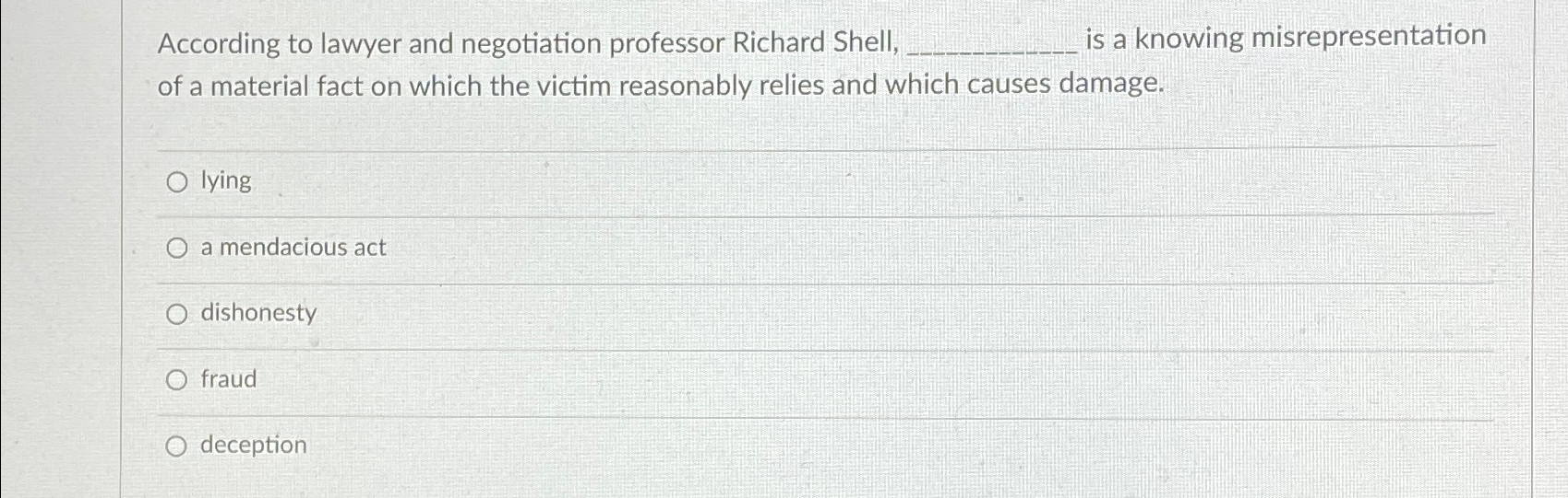 Solved According to lawyer and negotiation professor Richard | Chegg.com