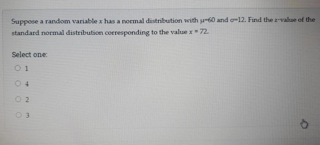 Solved Suppose a random variable x has a normal distribution | Chegg.com