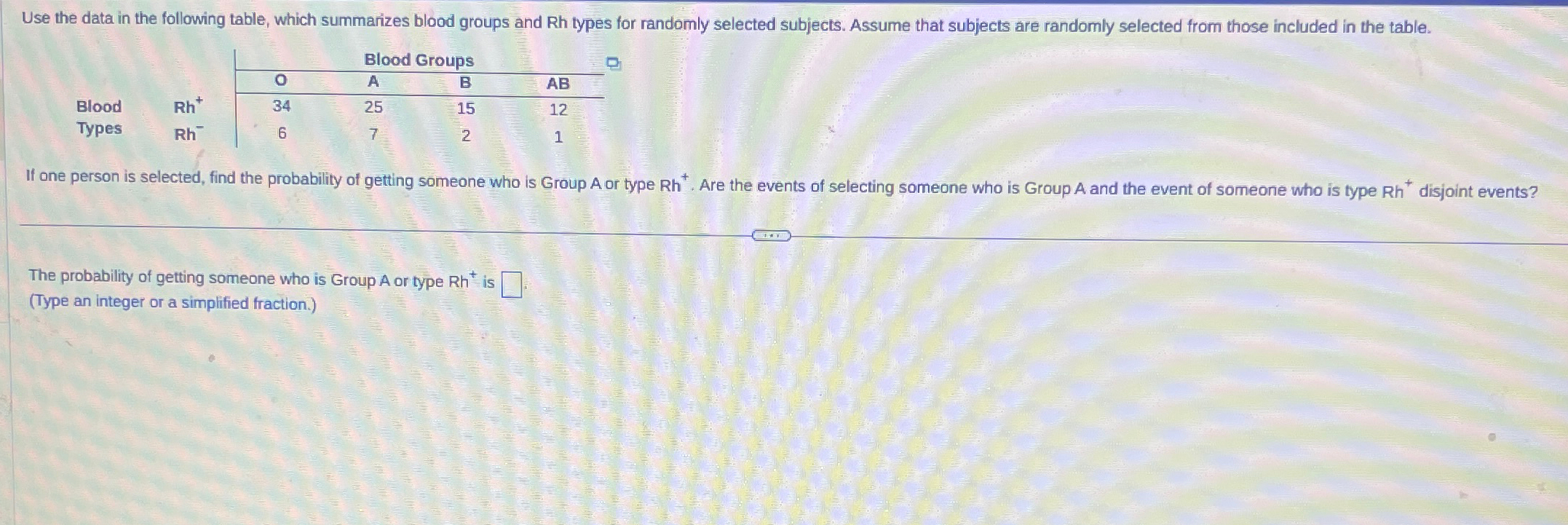 Solved Use the data in the following table, which summarizes | Chegg.com