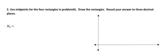 Solved 2. Use midpoints for the four rectangles in | Chegg.com