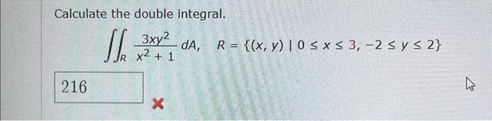 Solved Calculate the double integral. | Chegg.com