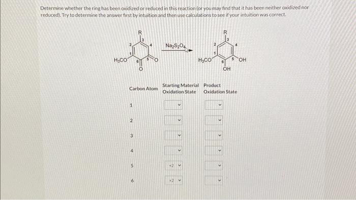 Solved Determine whether the ring has been oxidized or | Chegg.com